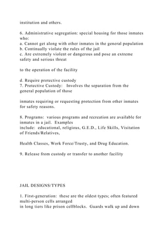 DETENTION is the part of corrections that takes place before.docx | Law