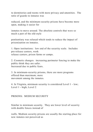 DETENTION is the part of corrections that takes place before.docx