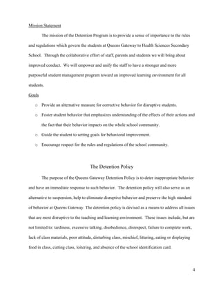 Detention policy | PDF