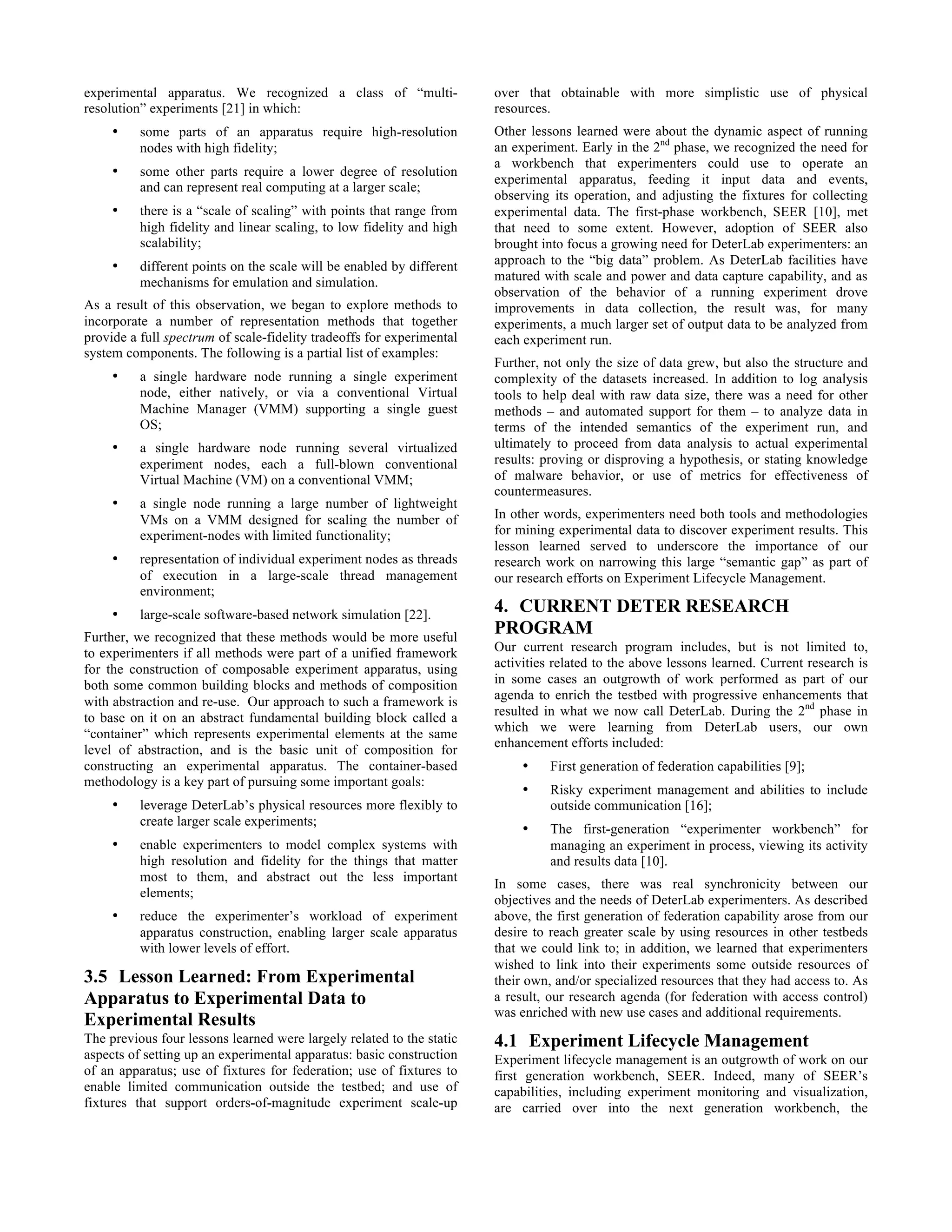 The Science of Cyber Security Experimentation: The DETER Project | PDF