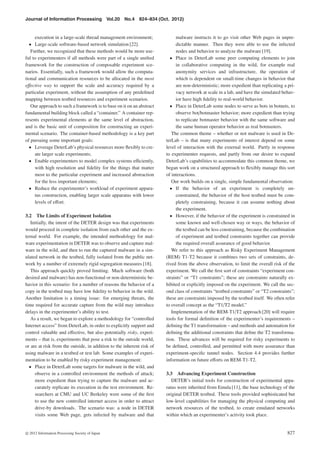 The DETER Project: Towards Structural Advances in Experimental ...