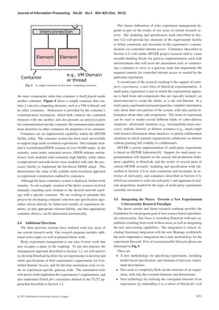 The DETER Project: Towards Structural Advances in Experimental ...