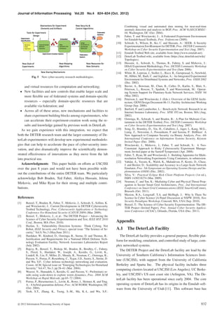 The DETER Project: Towards Structural Advances in Experimental ...