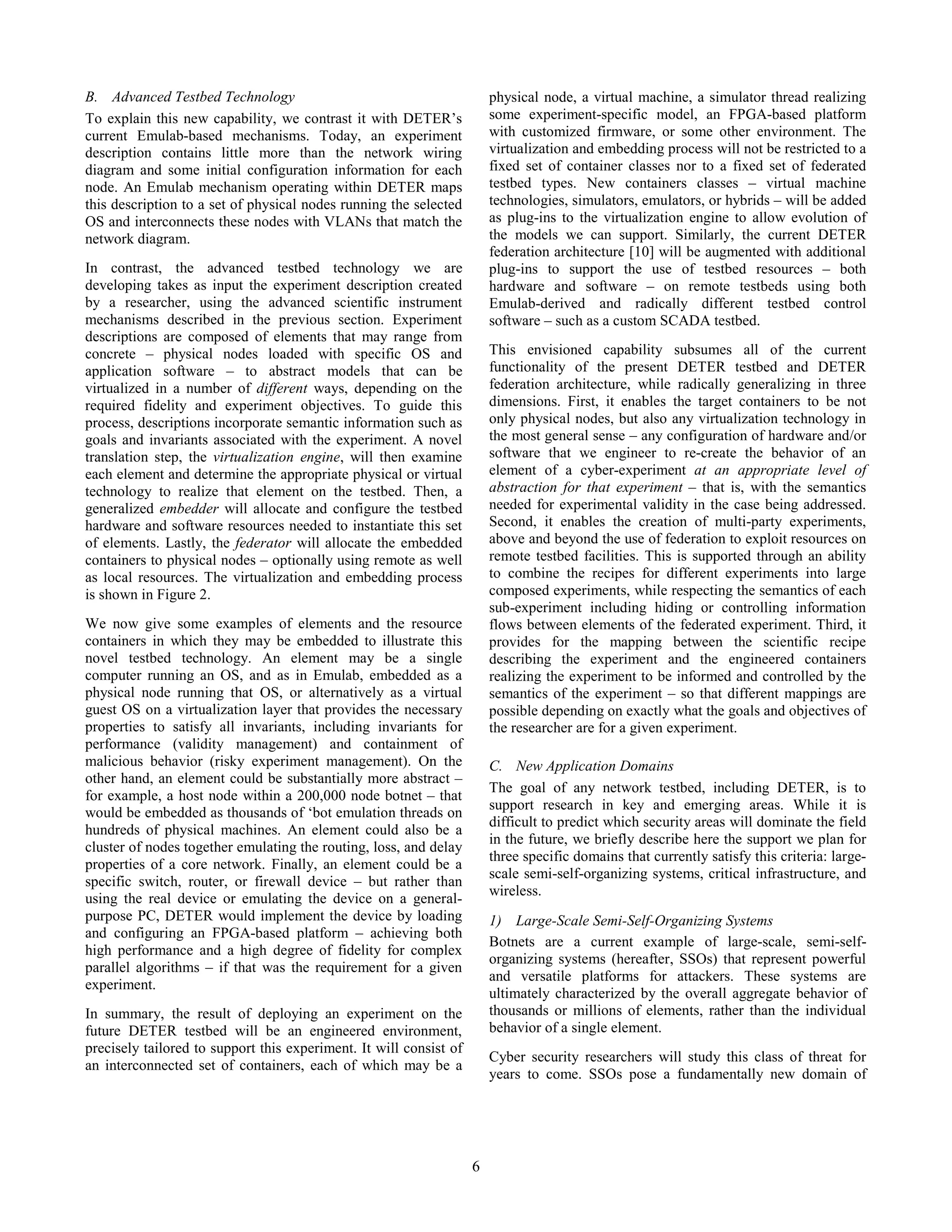 The Deter Project Advancing The Science Of Cyber Security