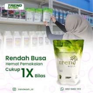 TREND WASH Detergen Laundry Ramah Lingkungan Terbaik Di Bogor, Di ...