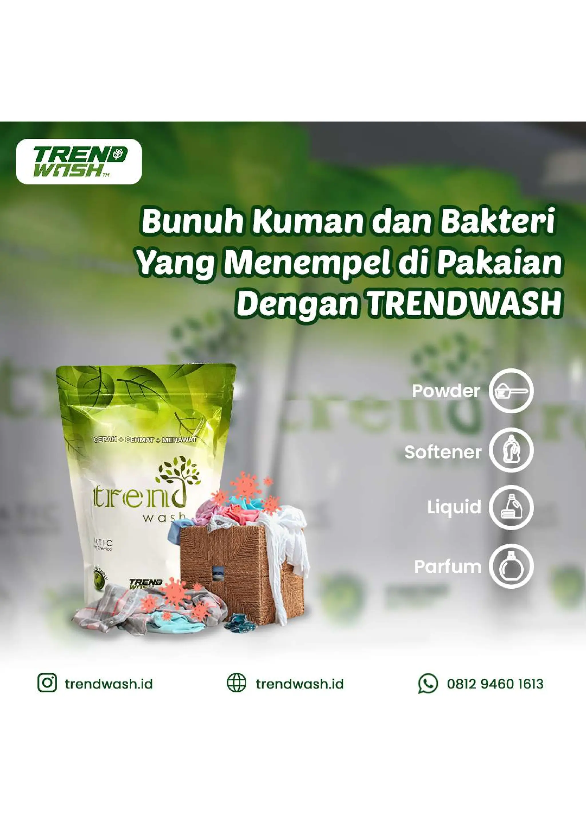TREND WASH Detergen Laundry Terbaik Di Bogor, Di Lembang | PDF