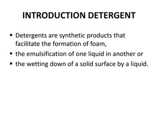 Detergent 1 | PPTX