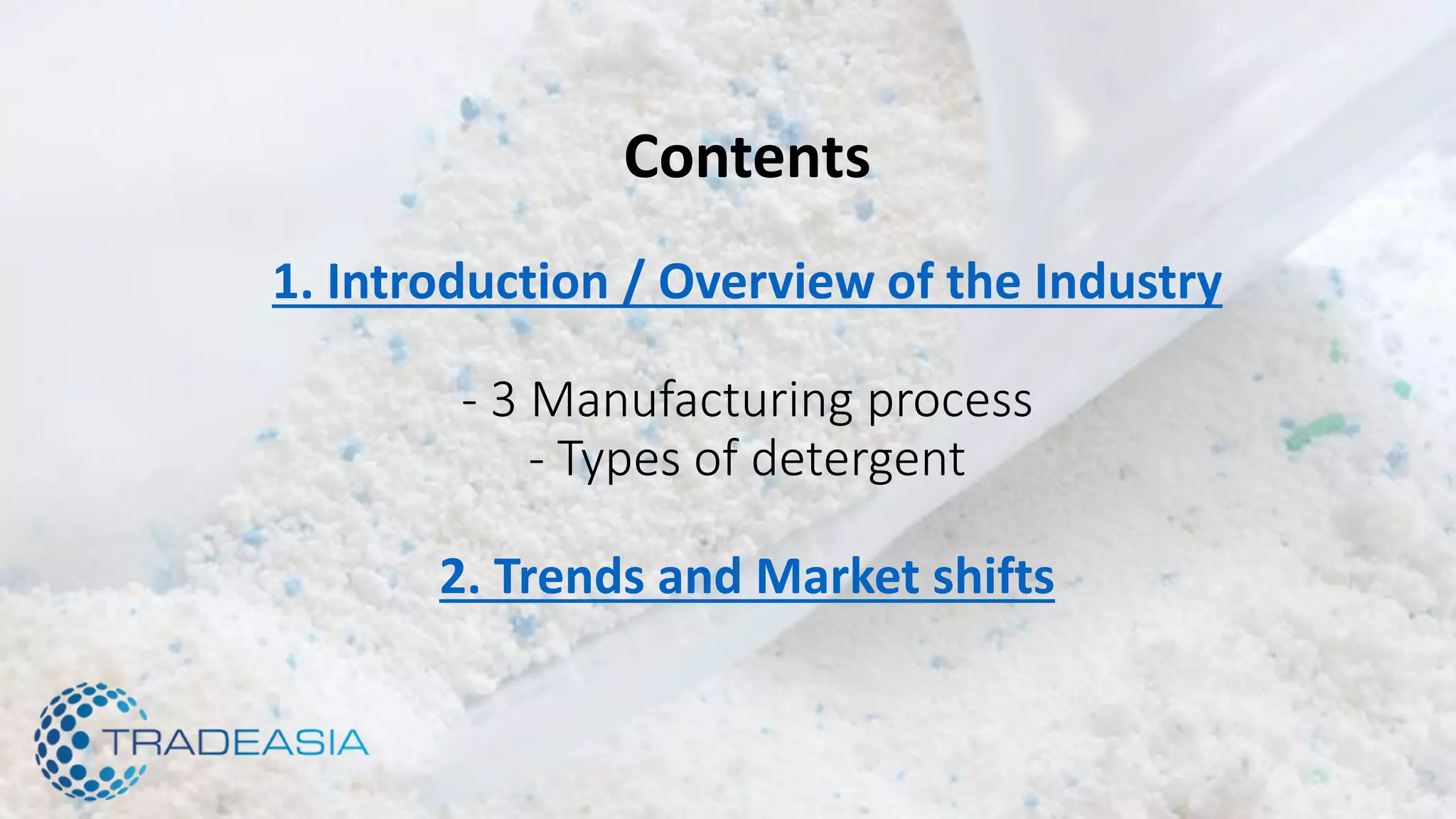 Detergent industry | PDF
