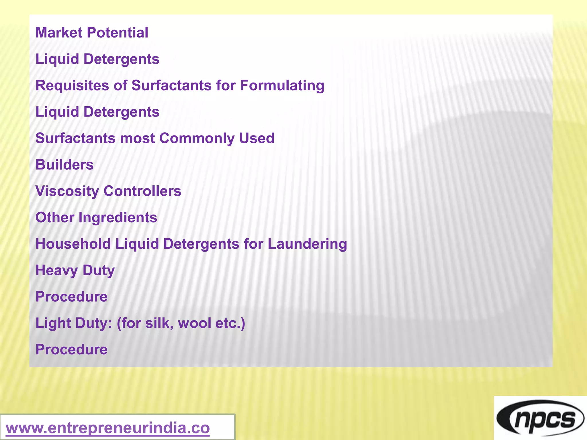 How to Manufacture Detergents Powder, Active Ingredients for Detergents ...