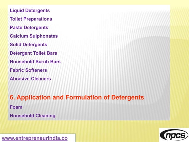 How to Manufacture Detergents Powder, Active Ingredients for Detergents ...