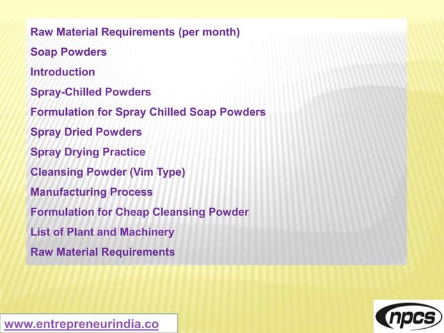 How to Manufacture Detergents Powder, Active Ingredients for Detergents ...