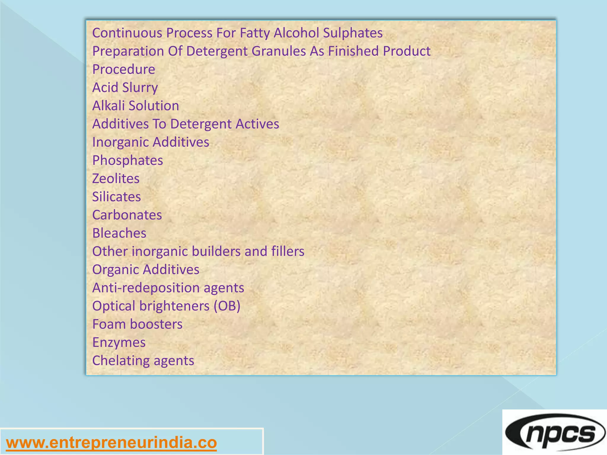 How to Manufacture Detergents (Detergent Manufacturing Business ...