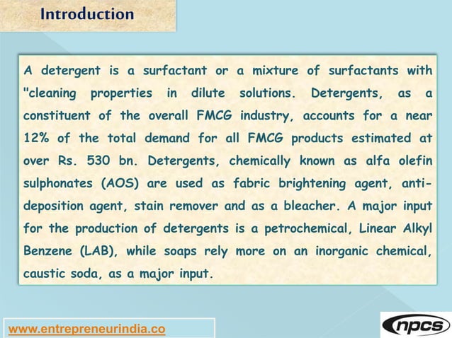 How to Manufacture Detergents (Detergent Manufacturing Business ...