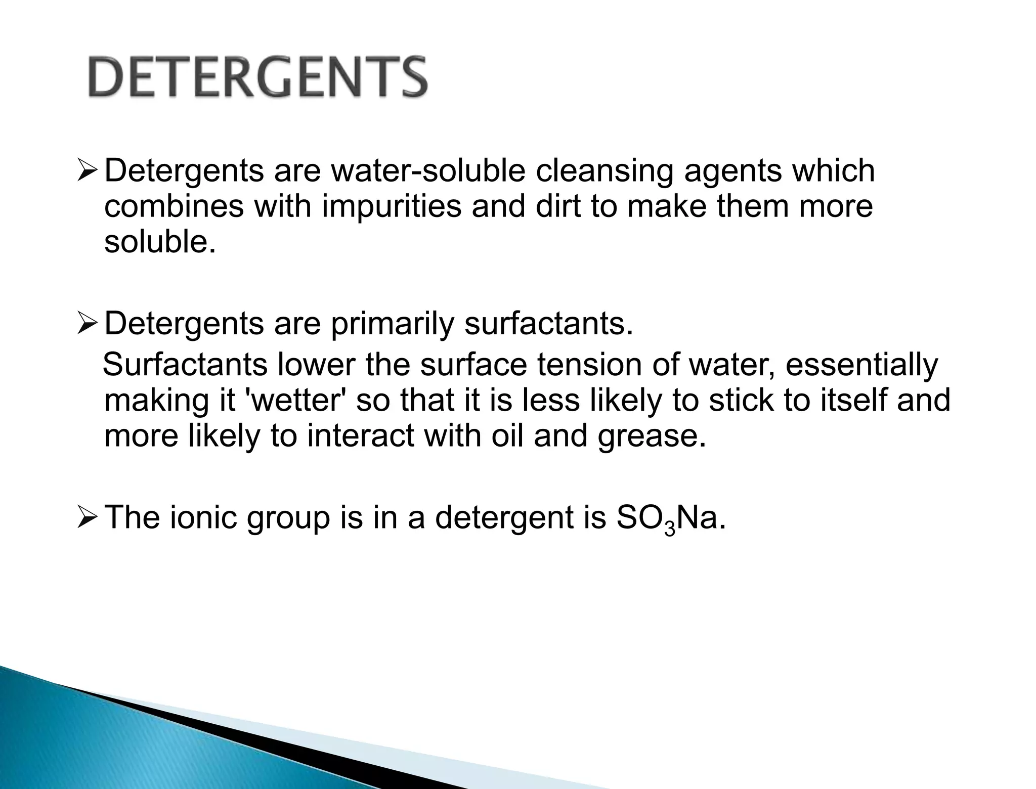 Detergents(1) | PPTX