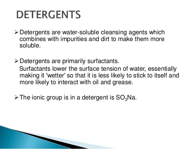 Detergent Meaning