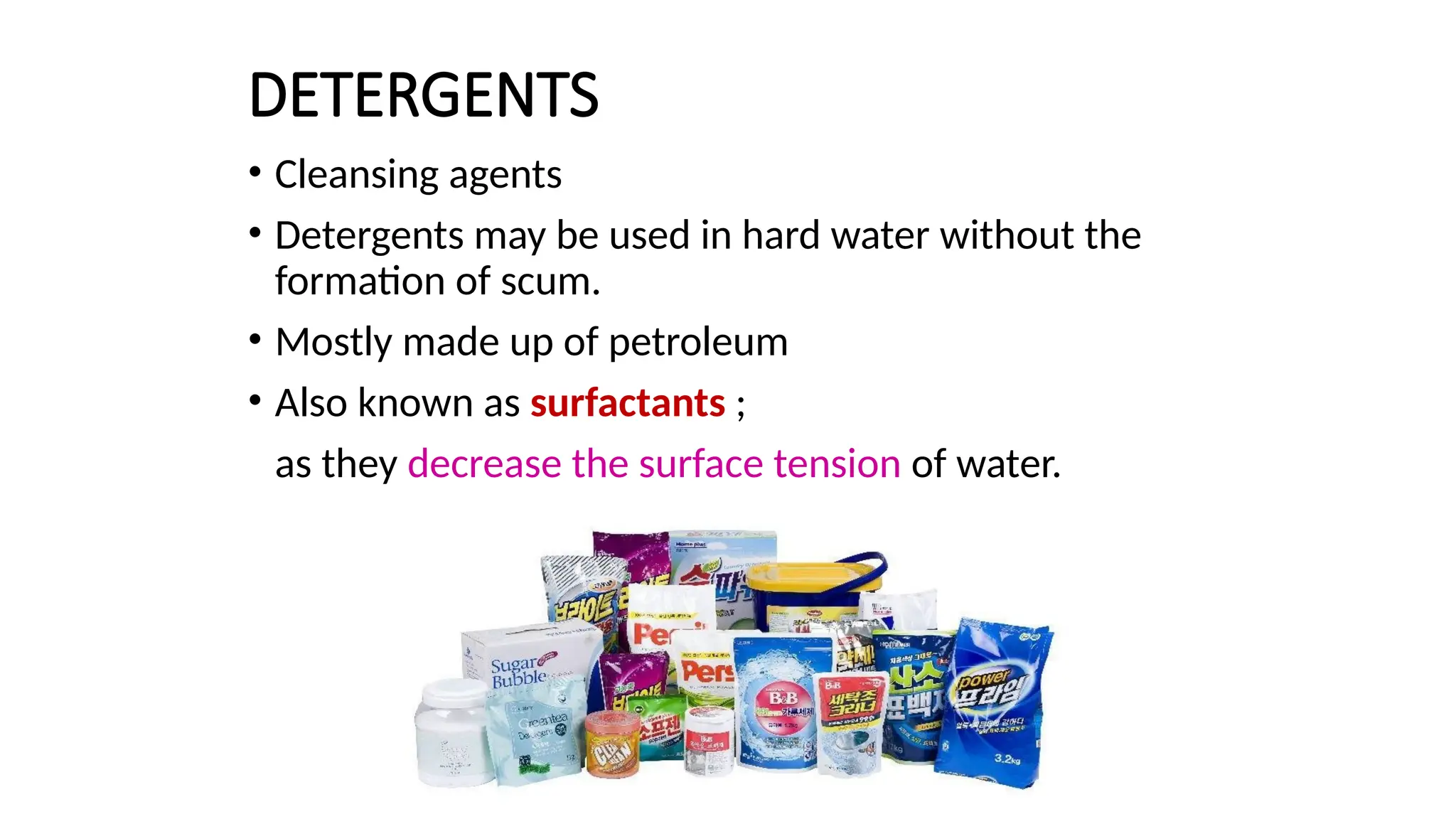 Detergents manufacture and raw materials | PPTX