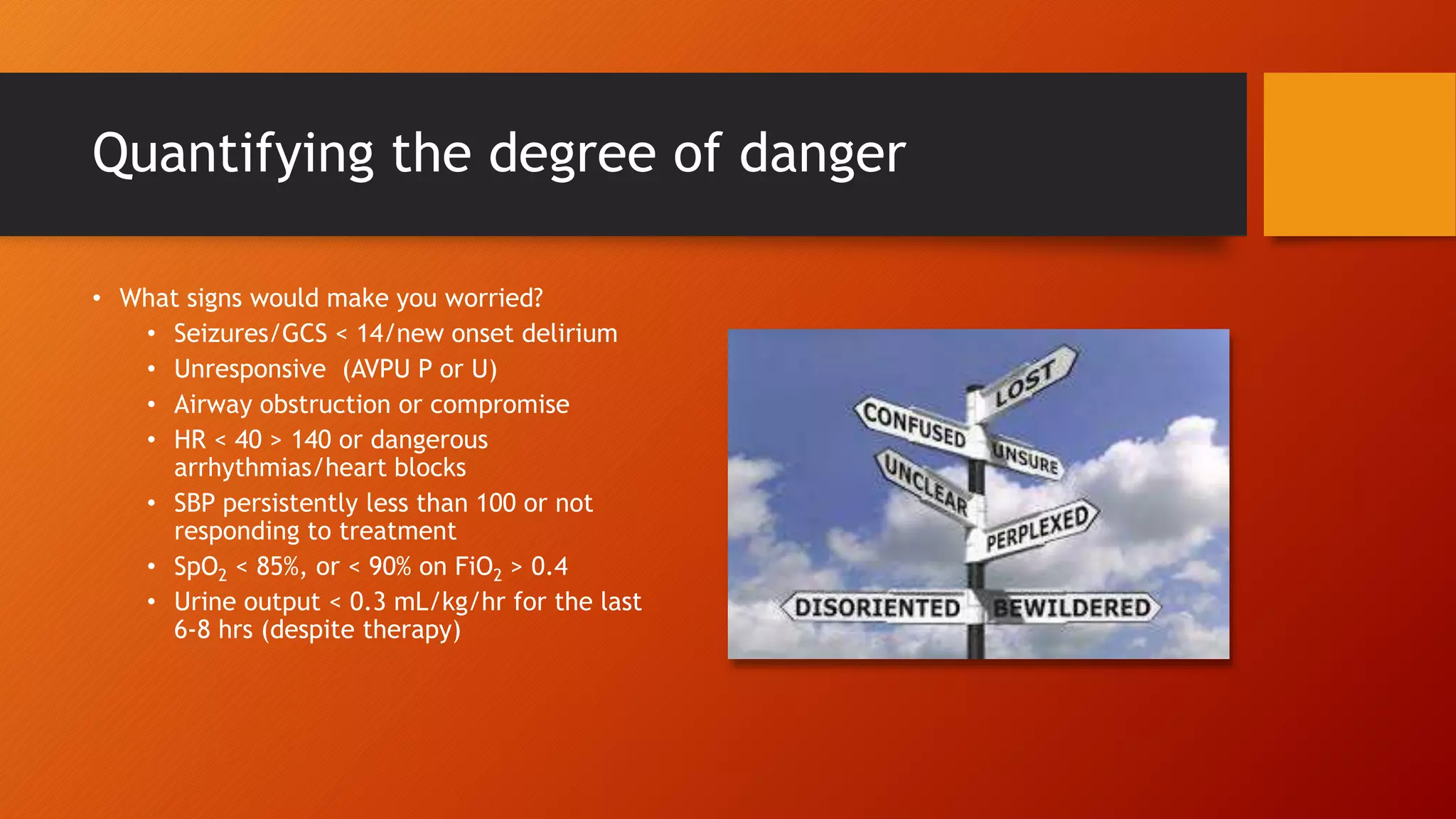 Deteriorating patient:keeping the patient safe! | PPTX
