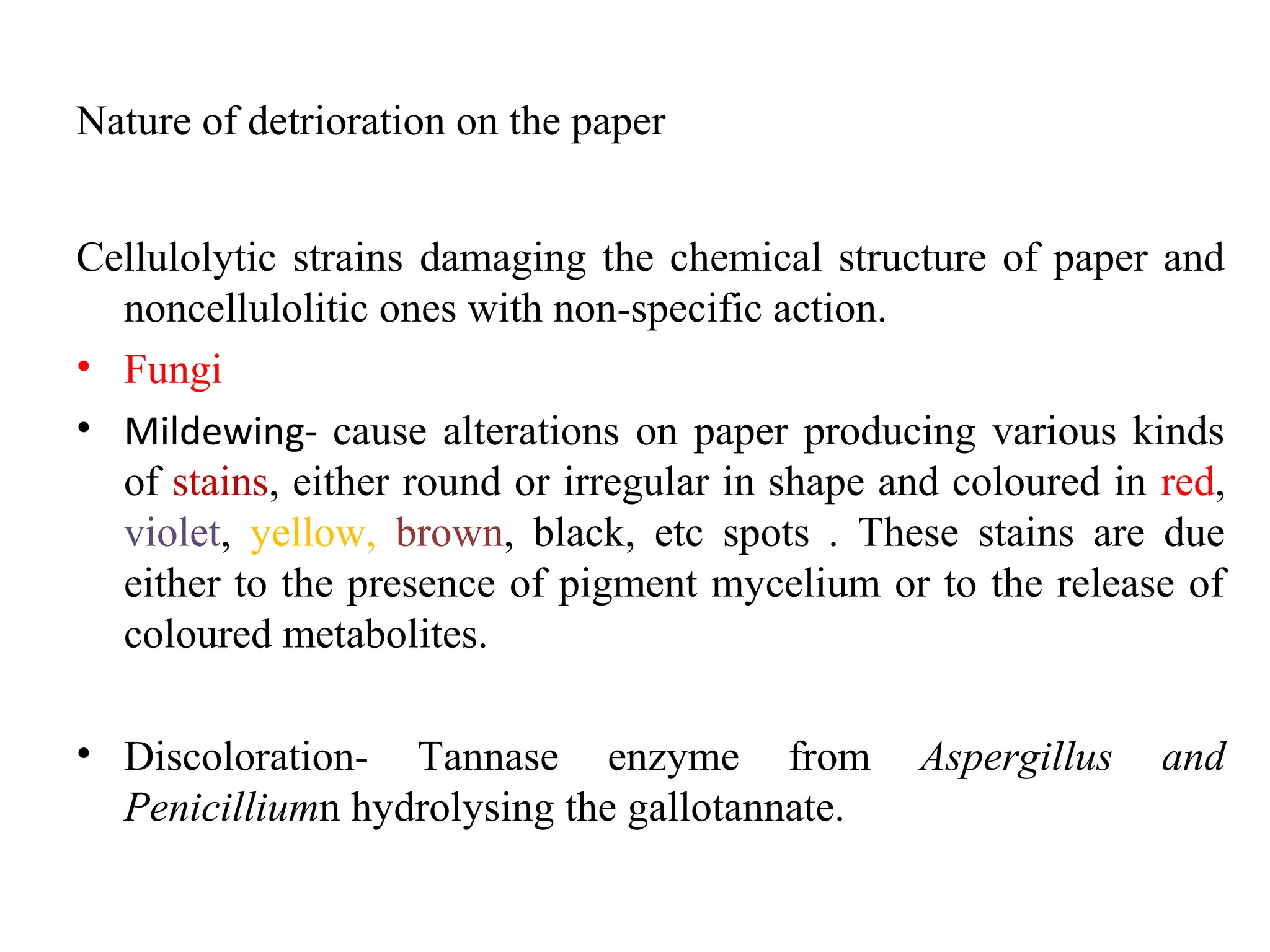 BIODETERIORATION | PPT