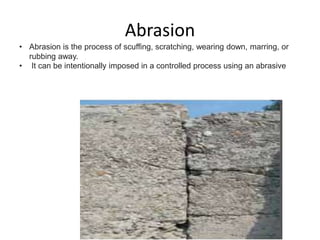 Deterioration of concrete | PPTX | Chemistry | Science