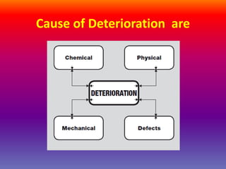 Deterioration of concrete | PPTX | Chemistry | Science