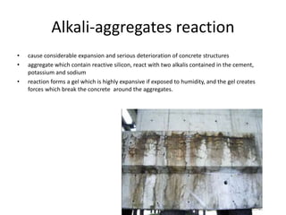 Deterioration of concrete | PPTX
