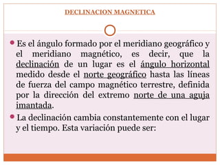 Determinacion de angulos y direcciones (2) (1) | PPT