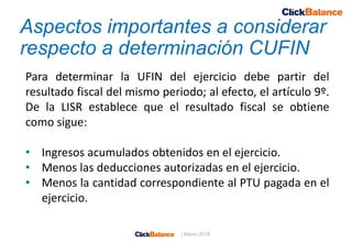Determinación de la CUFIN | PDF