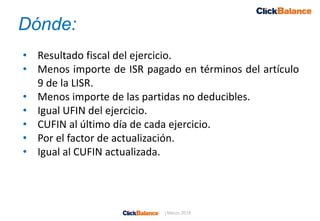Determinación de la CUFIN | PDF