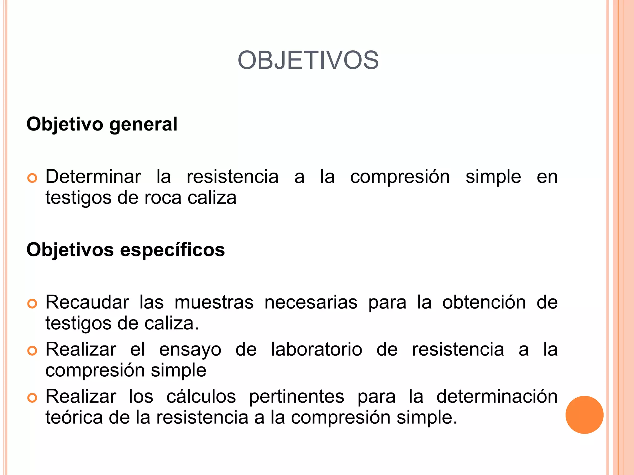 Determinacion en laboratorio de la resistencia a compresion | PPS