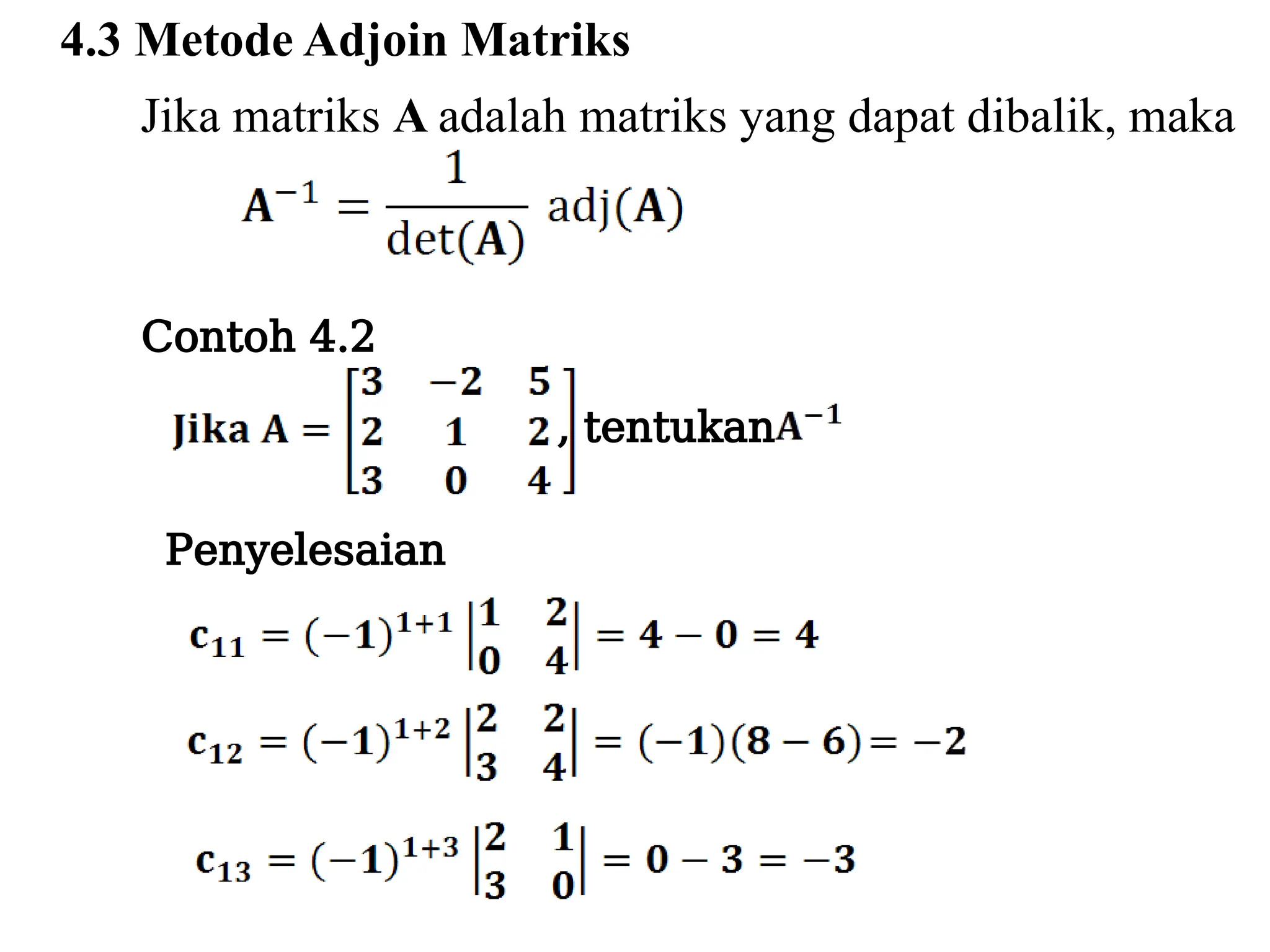determinan - invers matrik MATEMATIKA WAJIB KELAS 11 | PPT