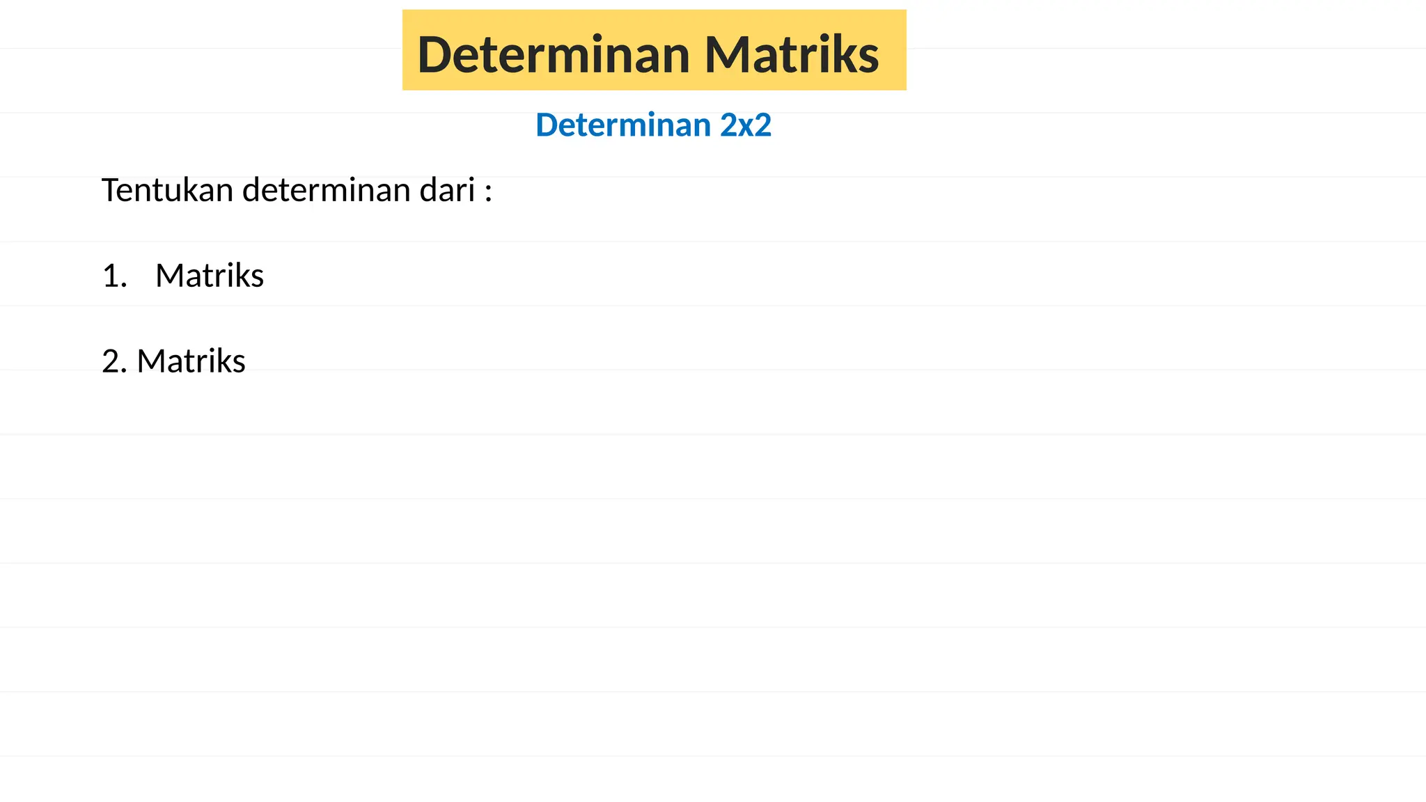 Dasar-dasar dari Determinan dan invers.pptx