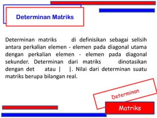 Determinan | PPTX