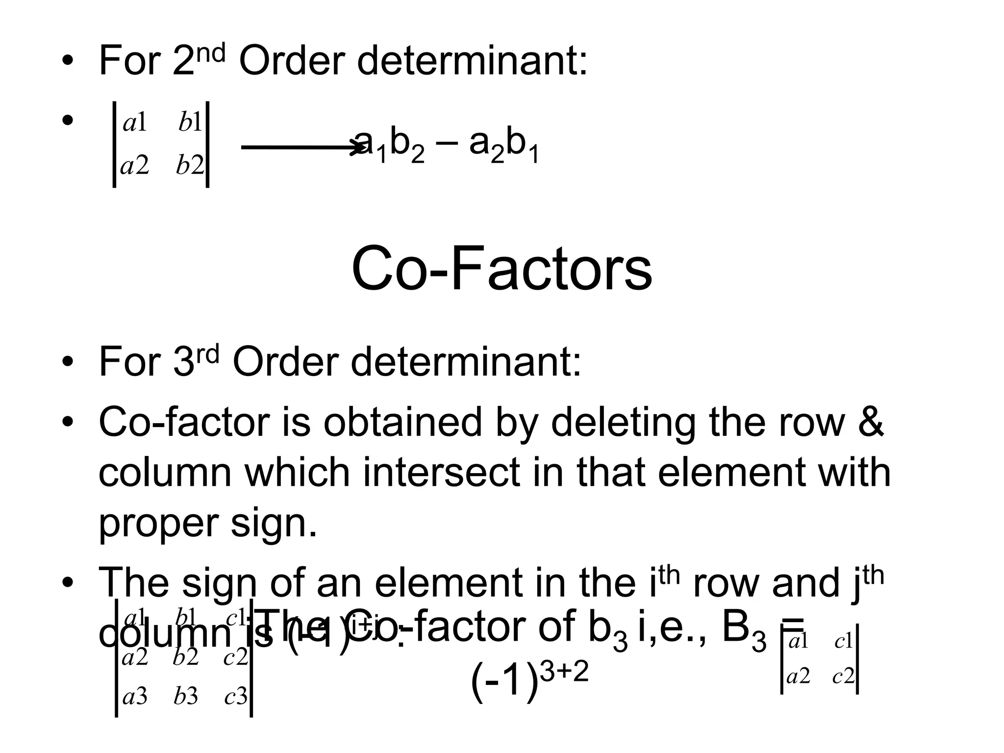 Determinant | PPTX