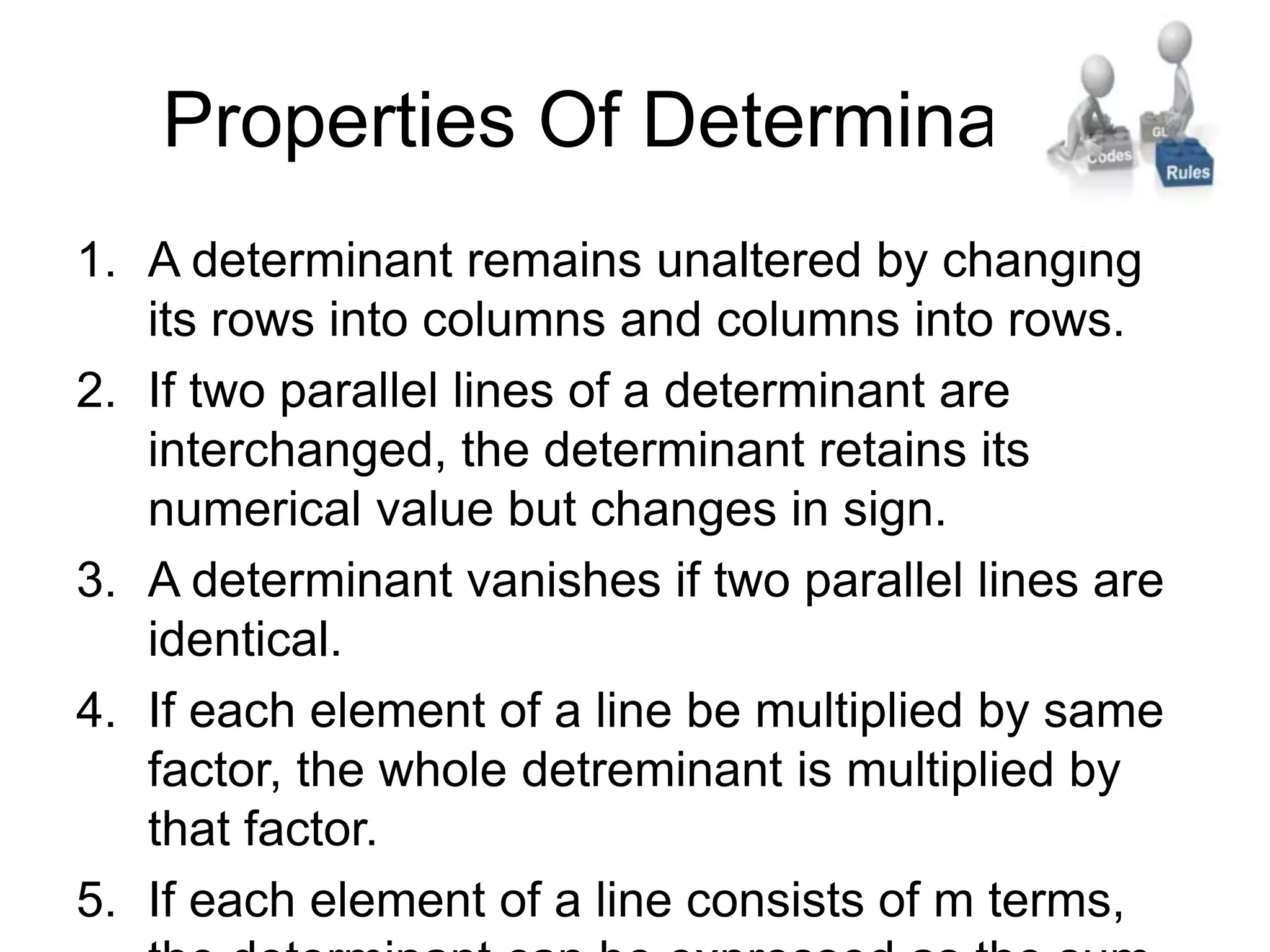 Determinant | PPTX