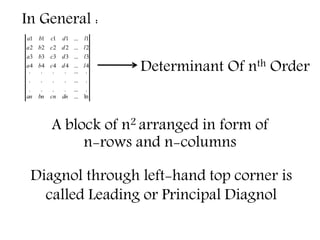 Determinant | PPTX