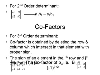 Determinant | PPTX
