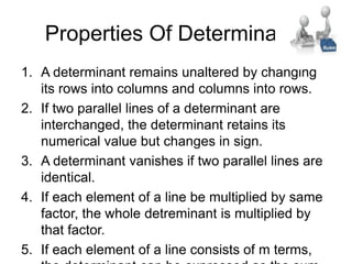 Determinant | PPTX