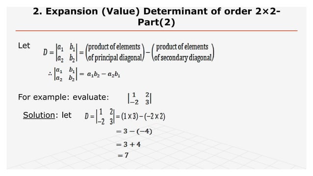 Determinant | PPT