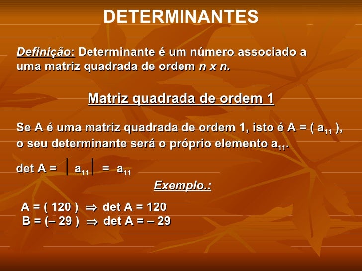Determinantes