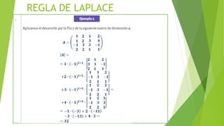 Determinantes matrices parte 6 | PPTX