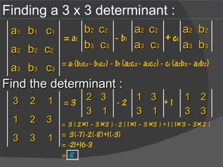 Determinants | PPT