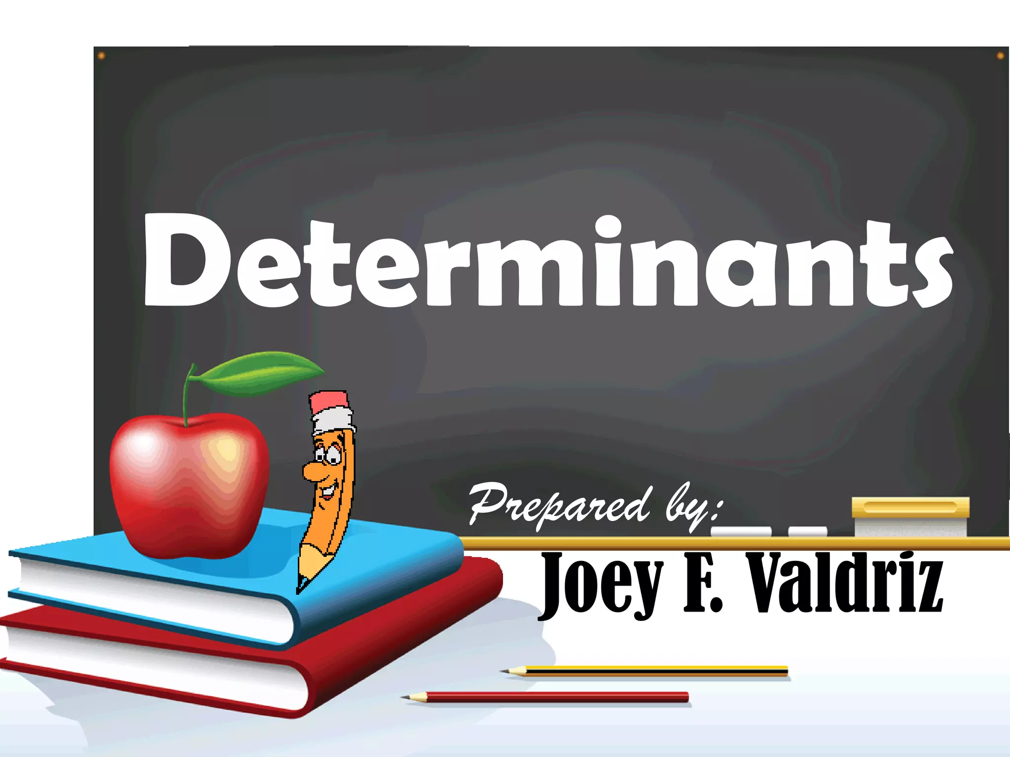 Determinants | PDF