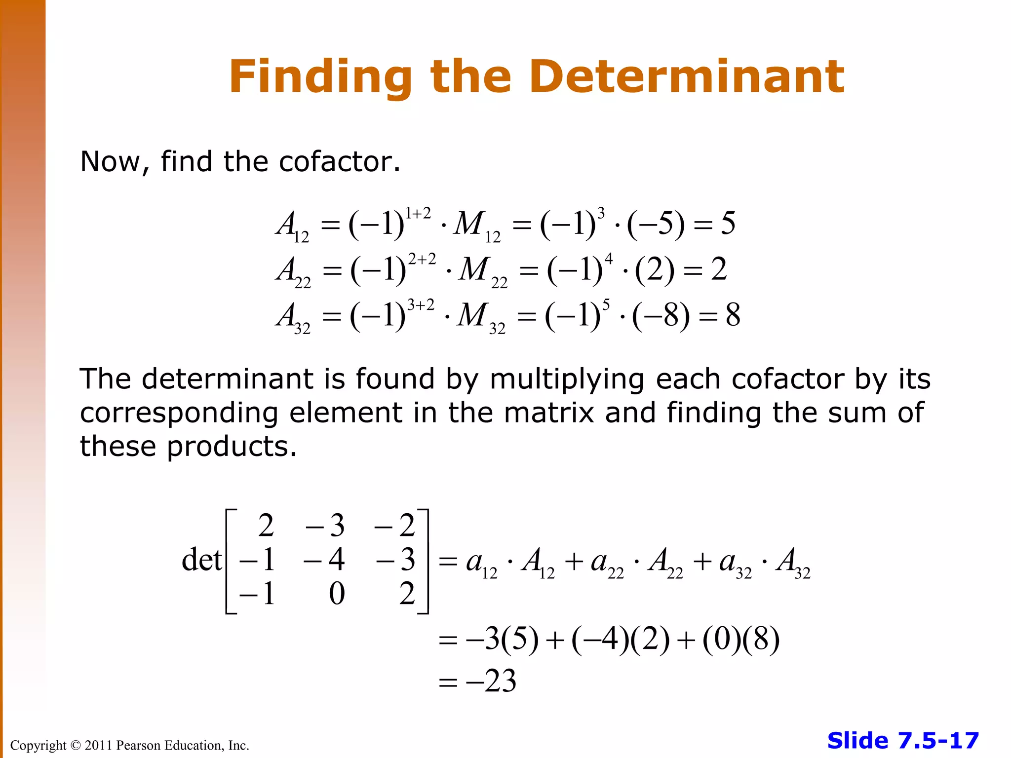 Determinants | PDF