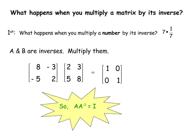 determinants and matrices in mathematics.ppt