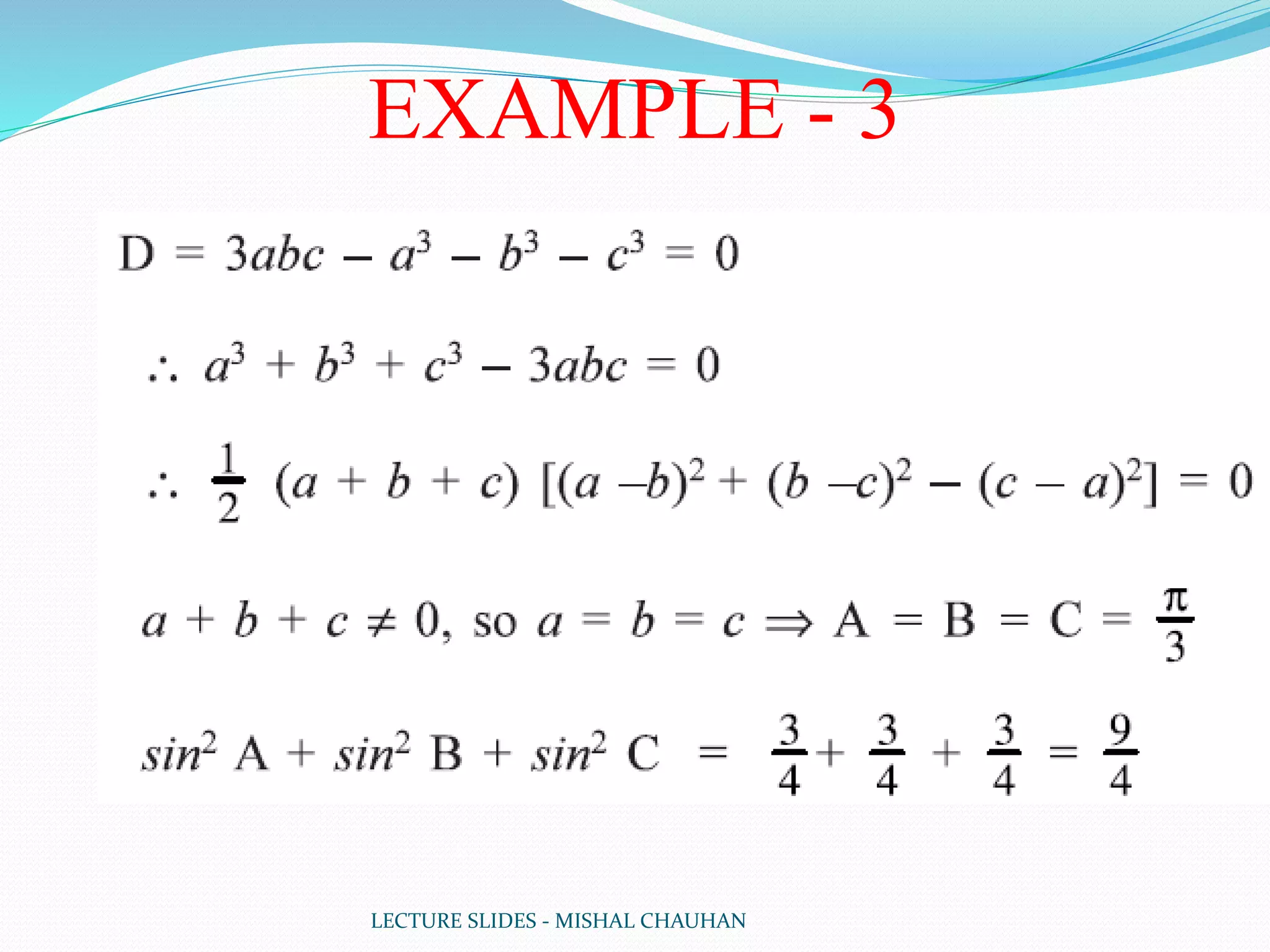 DETERMINANTS CLASS XII MODULE 2 | PDF