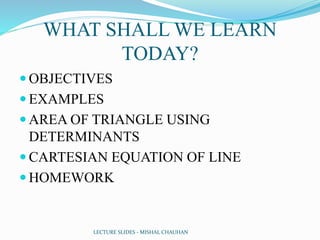 DETERMINANTS CLASS XII MODULE 2 | PDF