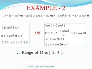 DETERMINANTS CLASS XII MODULE 2 | PDF