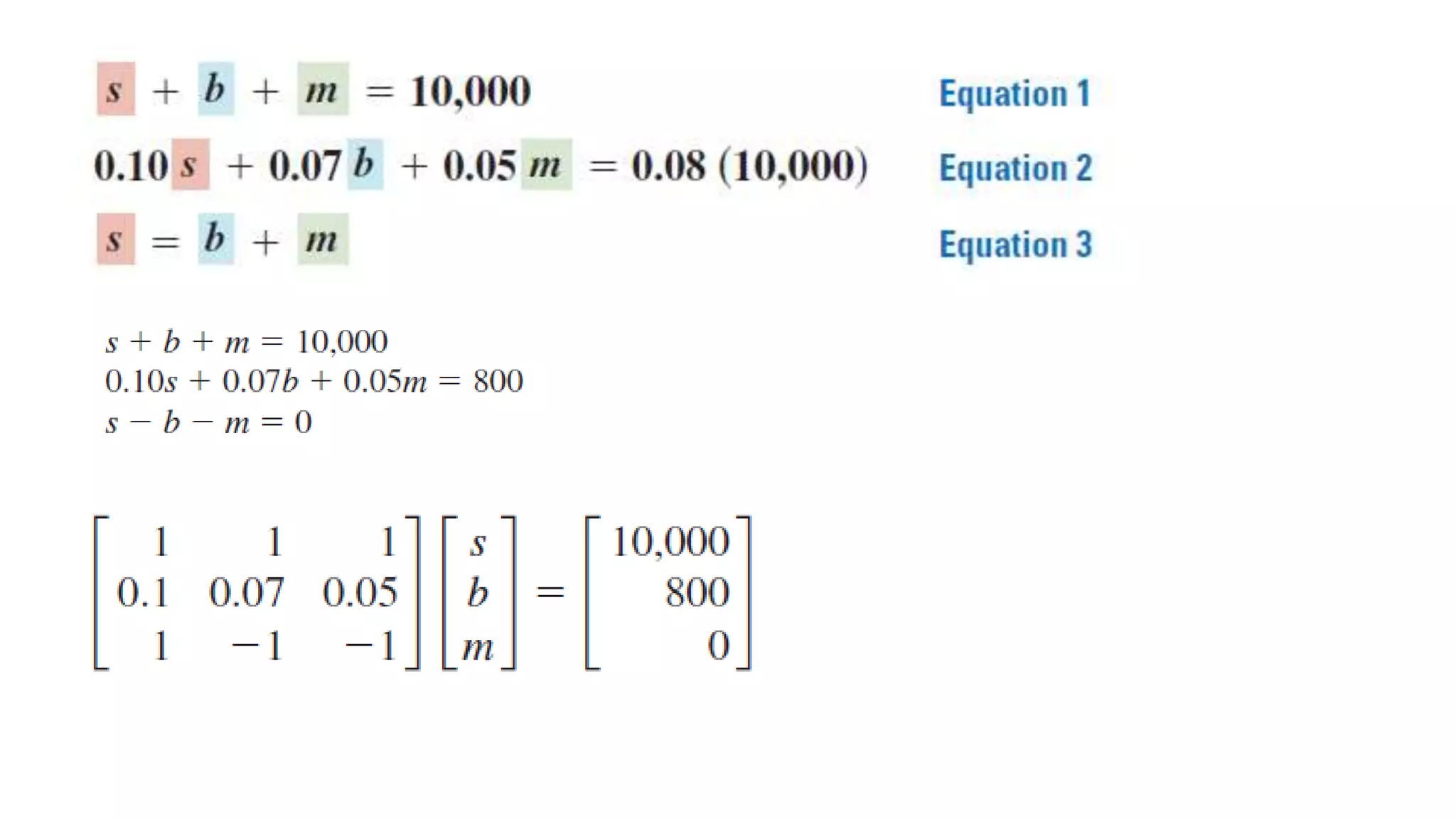 Determinants, inverse matrices & solving | PPT