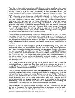 Determinants of behavioural intentions in the mobile internet | PDF