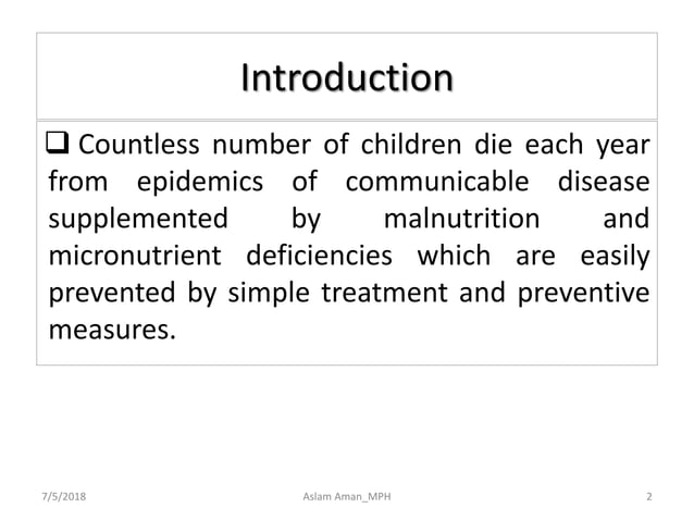 Determinants of child health | PPT